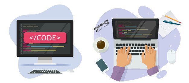 Typing Code Images - Free Download on Freepik