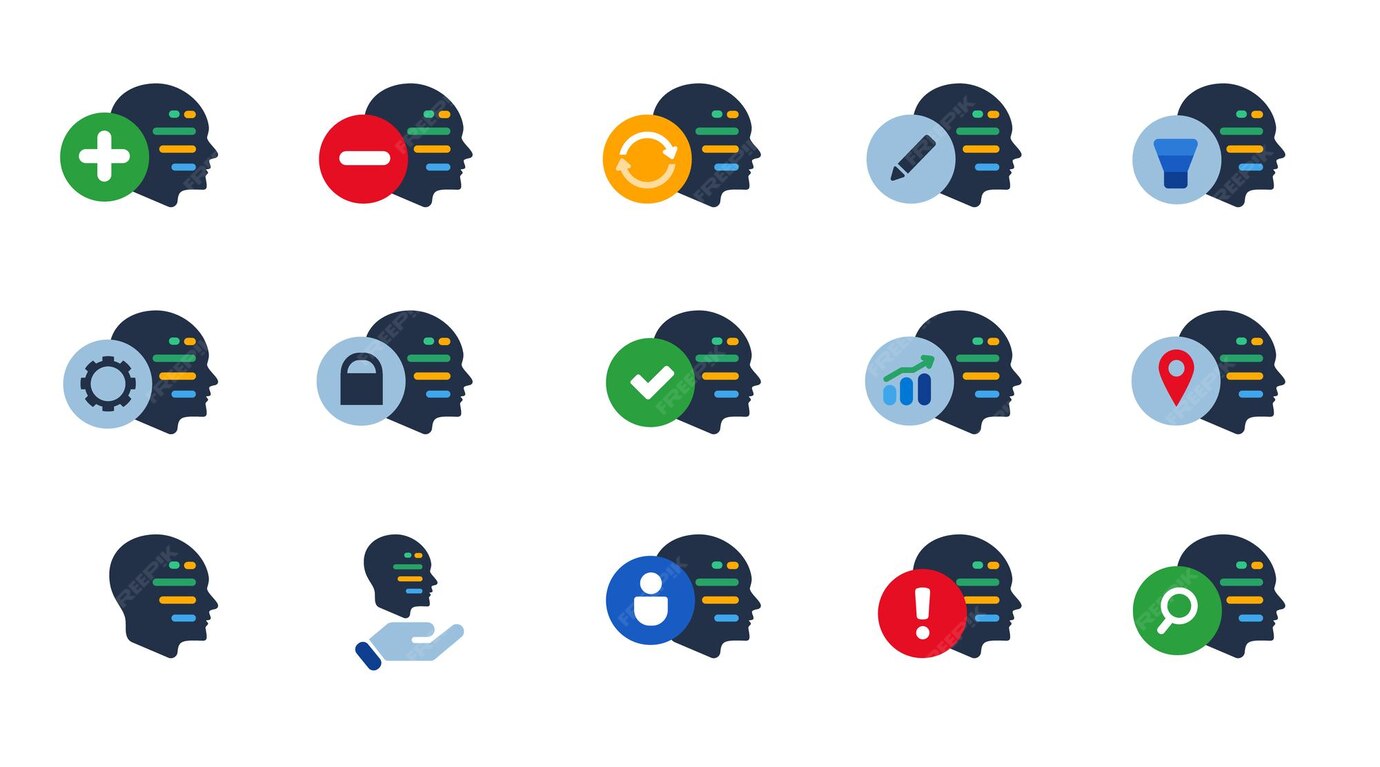 Premium Vector | Code programming inside head symbol of ai artificial ...