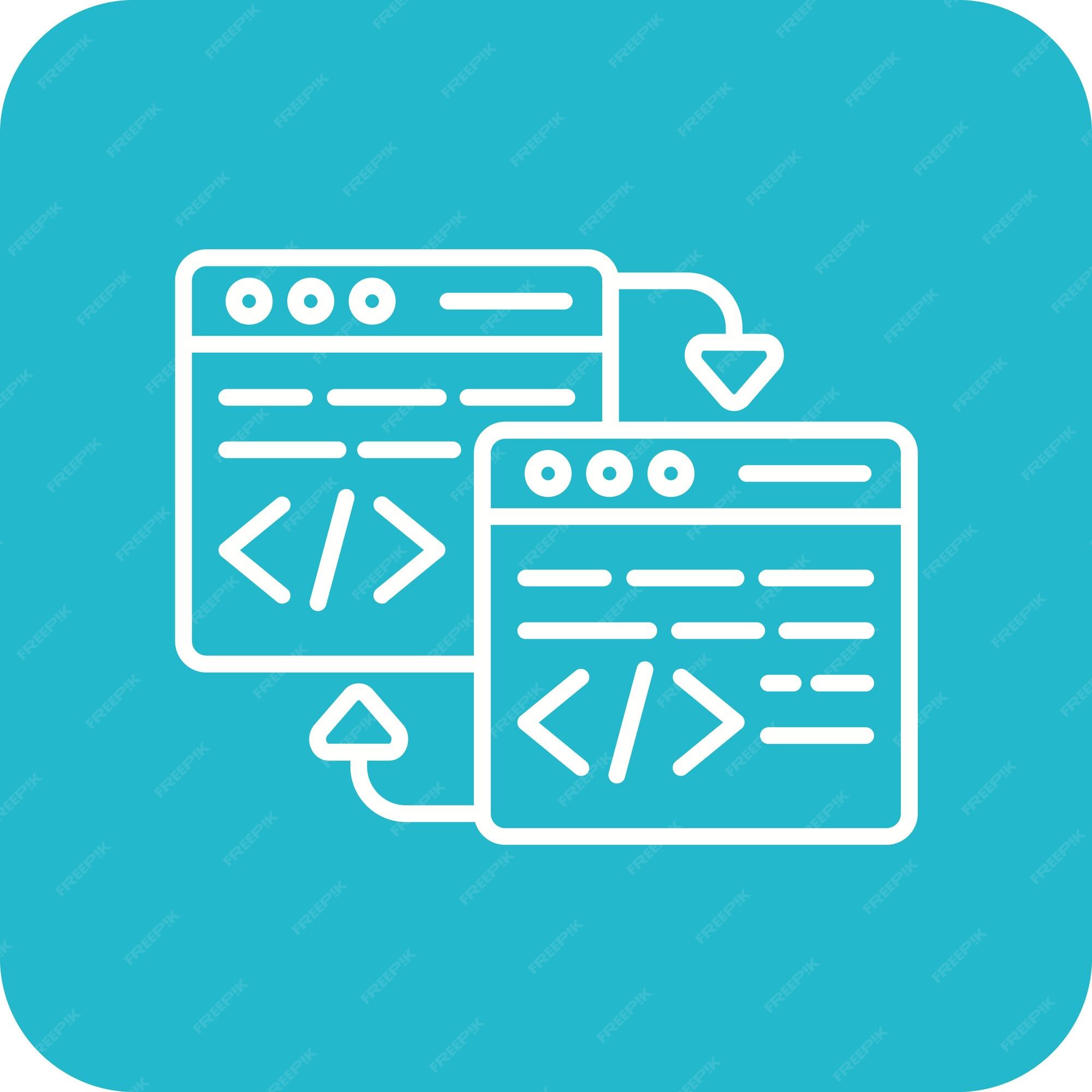 Premium Vector | Code Refactoring icon vector image Can be used for ...