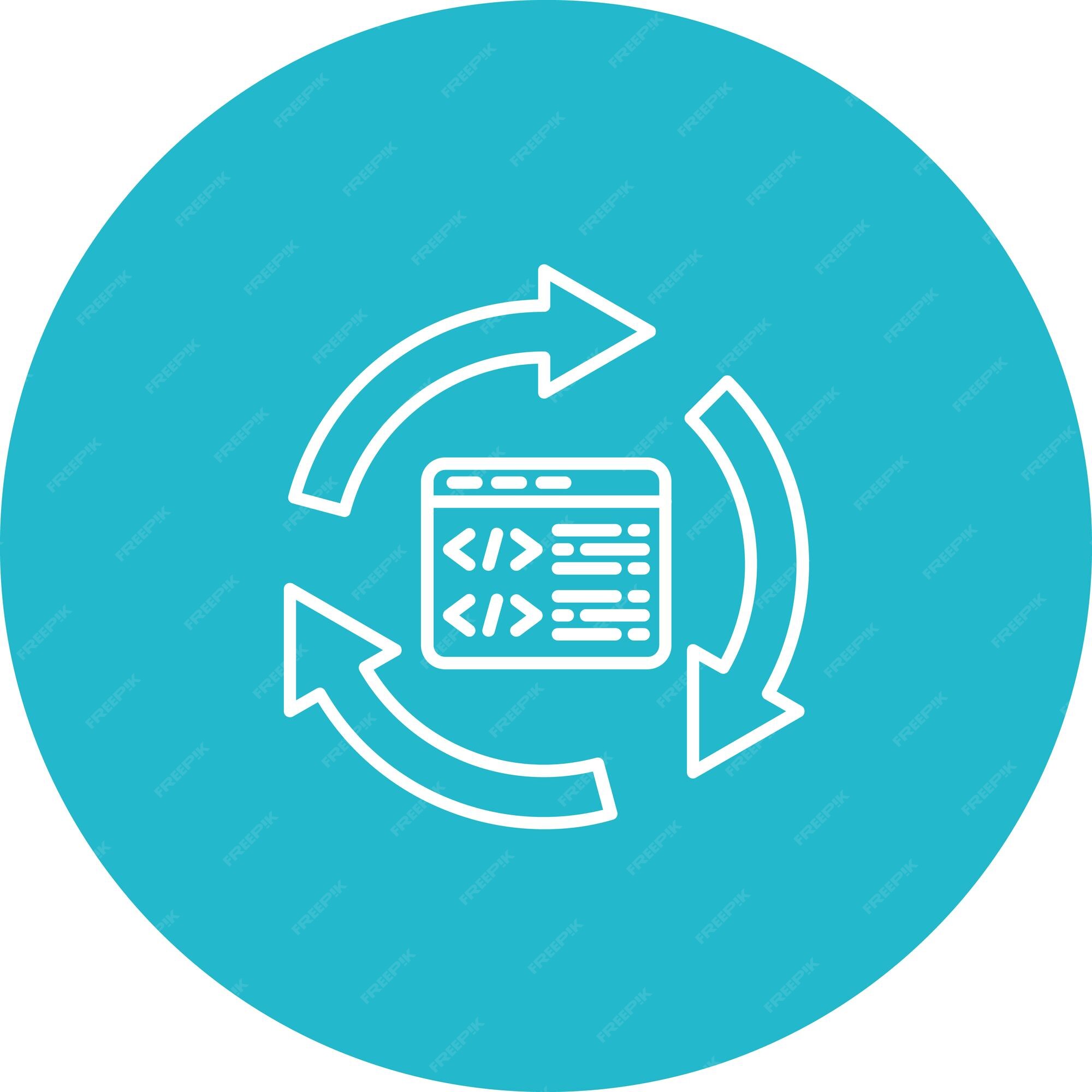 Premium Vector | Code refactoring icon vector image can be used for mobile app development