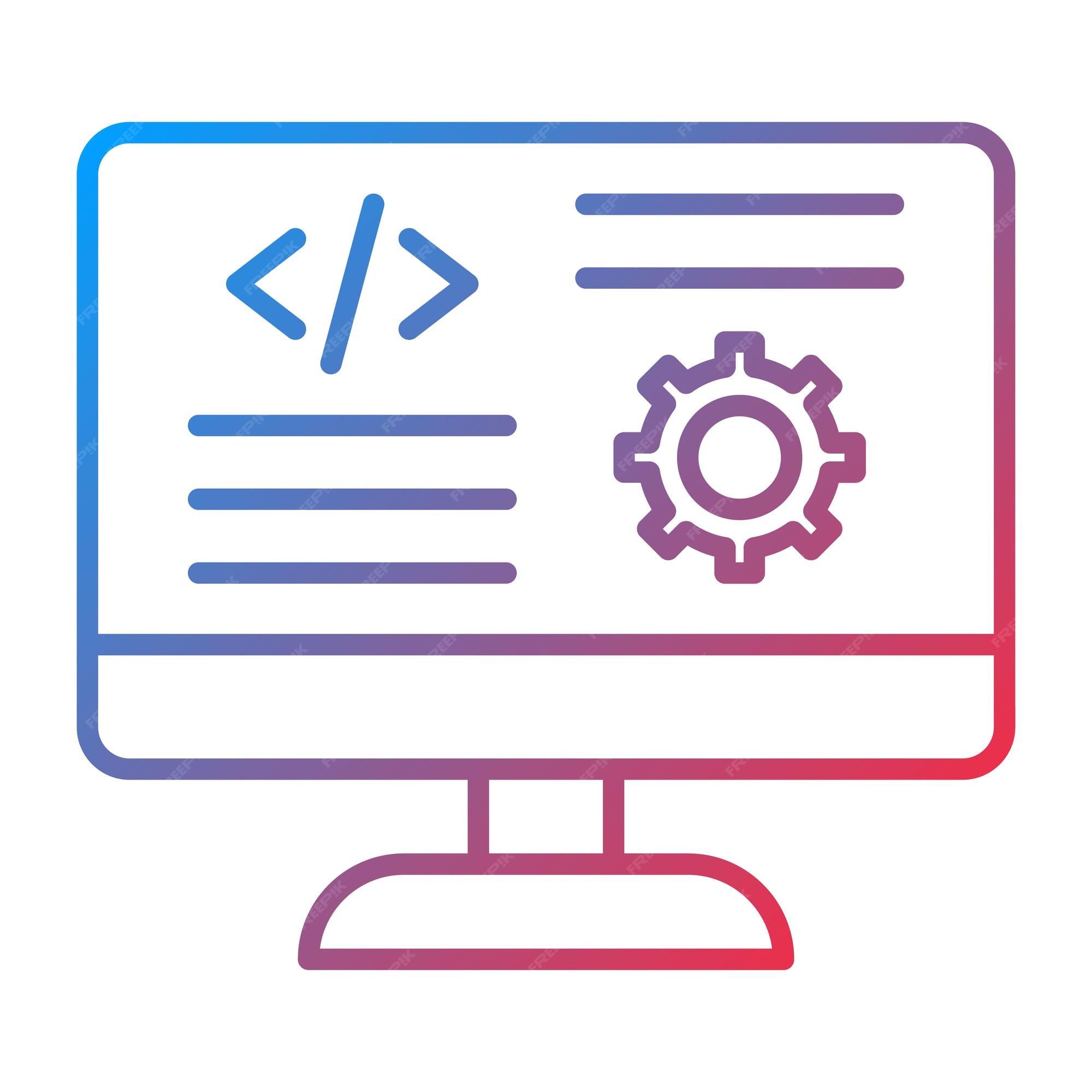 Premium Vector | Code Settings icon vector image Can be used for Coding and Development