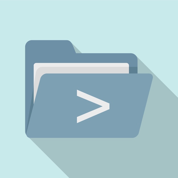 Premium Vector | Coding folder icon flat vector computer code file ... Premium Vector | Coding folder icon flat vector computer code file ...