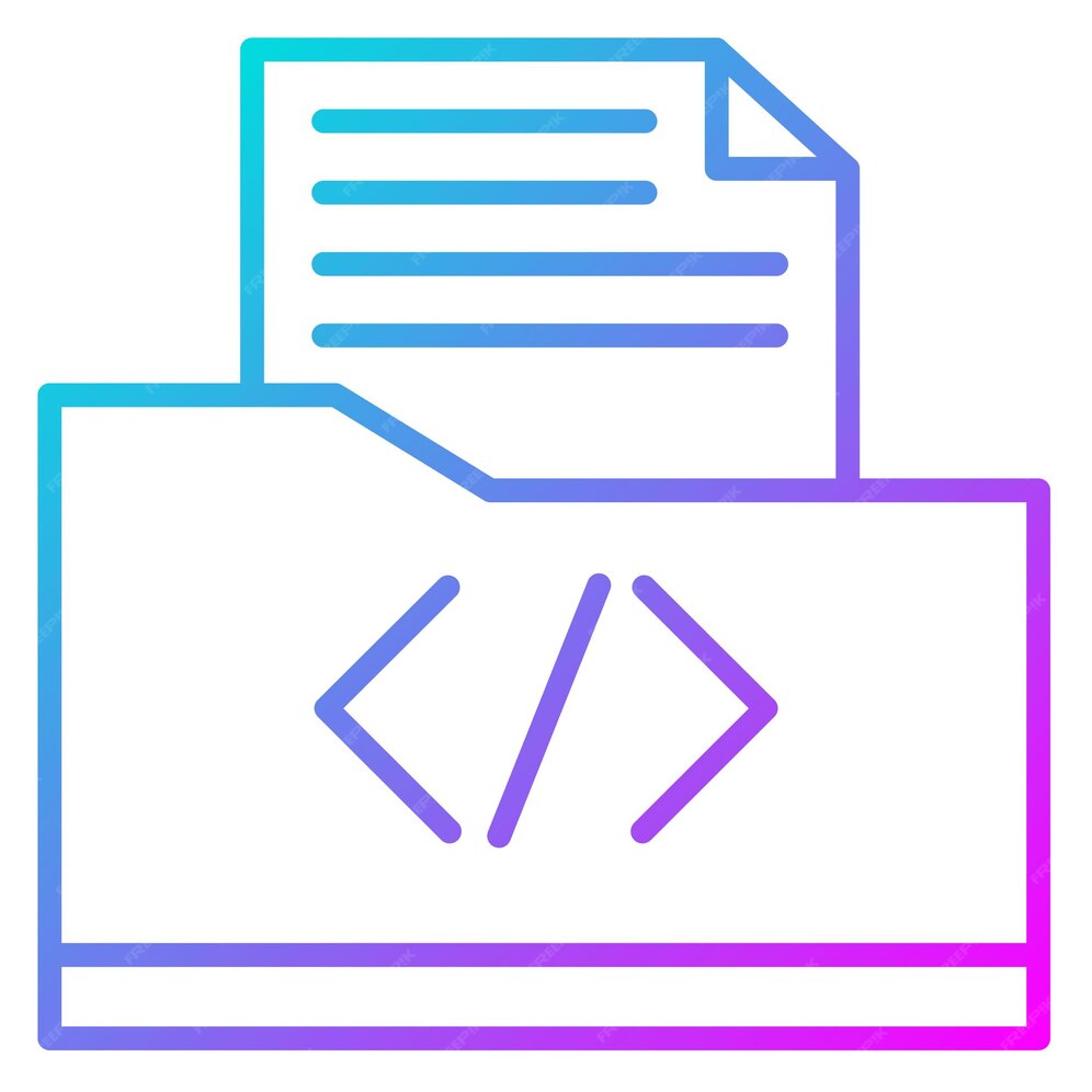 Premium Vector Coding Folder Vector Icon Can Be Used For Coding And 1387