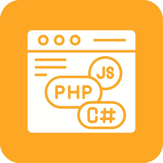 Premium Vector | Coding language icon vector image can be used for ...