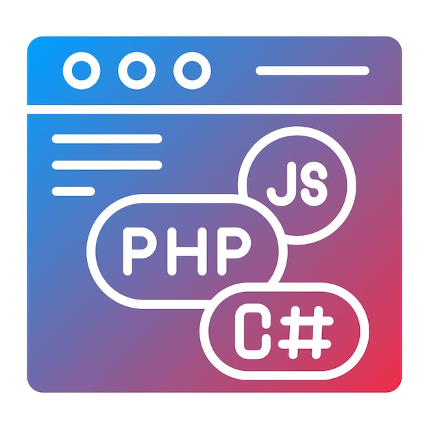 Premium Vector | Coding language icon vector image can be used for computer programming