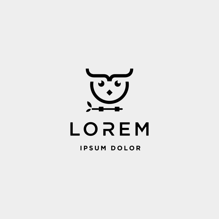 Premium Vector | Coding owl logo design vector bird coder programmer symbol icon