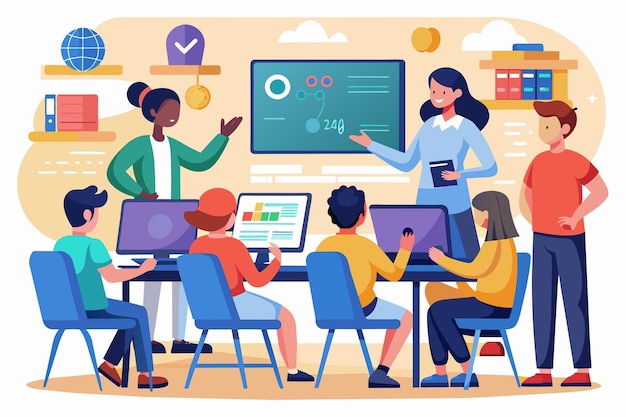 Smart class Vectors & Illustrations for Free Download | Freepik