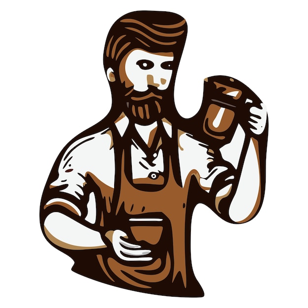 Premium Vector | Coffee barista vector 4 Premium Vector | Coffee barista vector 4