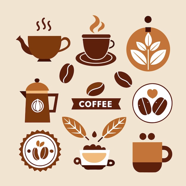 Premium Vector | Coffee icon sets vector Premium Vector | Coffee icon sets vector