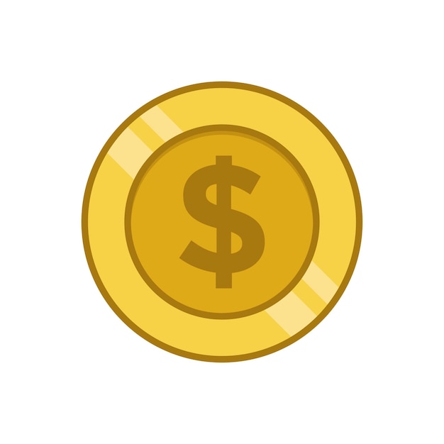 Premium Vector | Coin icon vector design template simple and clean Premium Vector | Coin icon vector design template simple and clean