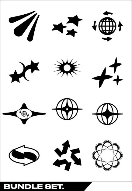 Premium Vector Collection Design Graphic Retro Vintage Cute Premium Free Download