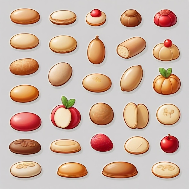 A collection of different kinds of nuts and nuts | Premium AI-generated ... A collection of different kinds of nuts and nuts | Premium AI-generated ...