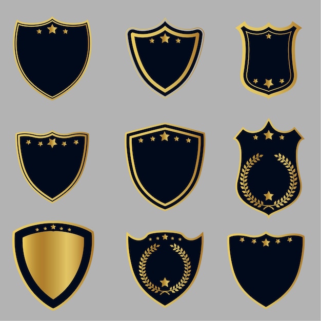 Premium Vector | A collection of different logos including the word shield Premium Vector | A collection of different logos including the word shield