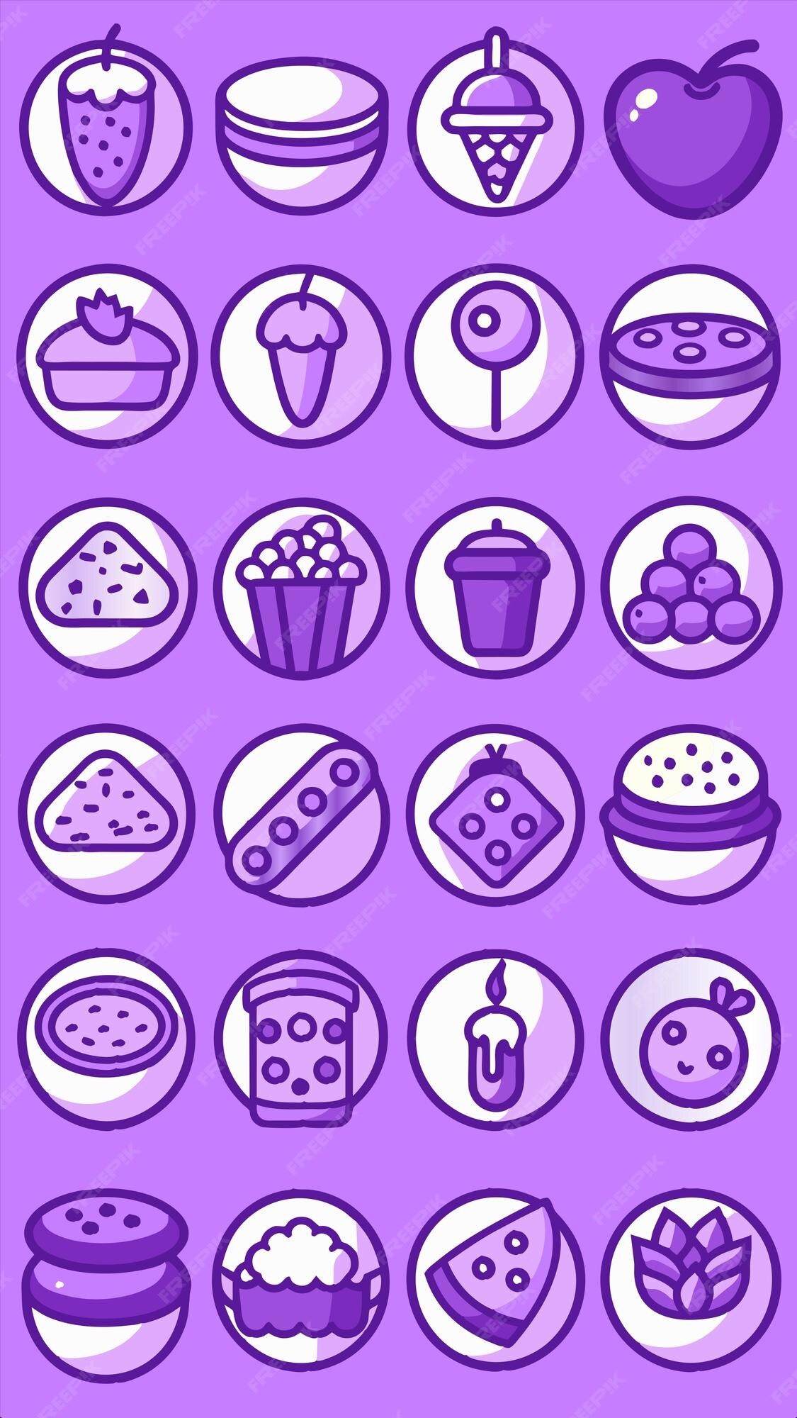 Premium Vector | A collection of different types of desserts Premium Vector | A collection of different types of desserts