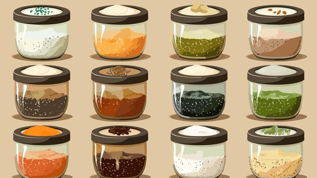 Premium Vector | A collection of different types of food Premium Vector | A collection of different types of food