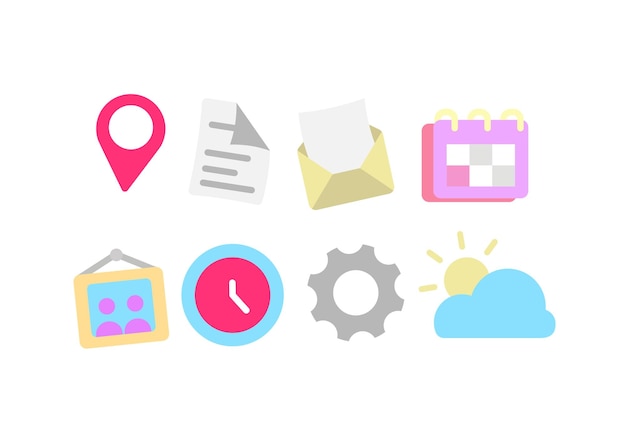 Premium Vector | Collection of vector icons Premium Vector | Collection of vector icons