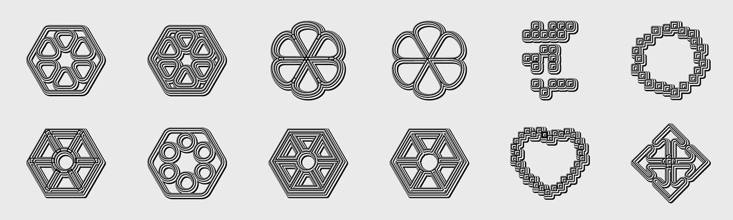 Premium Vector | Collection of y2k elements big collection of abstract ... Premium Vector | Collection of y2k elements big collection of abstract ...
