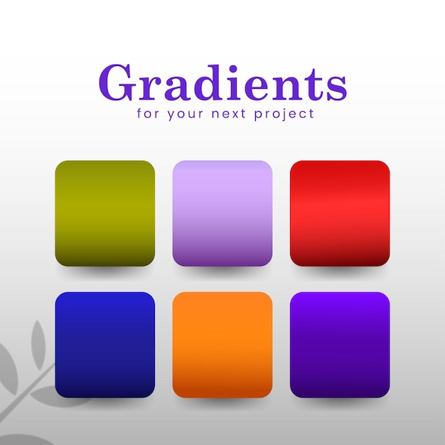 Premium Vector | Color gradation with 2 color combinations, collection set Premium Vector | Color gradation with 2 color combinations, collection set