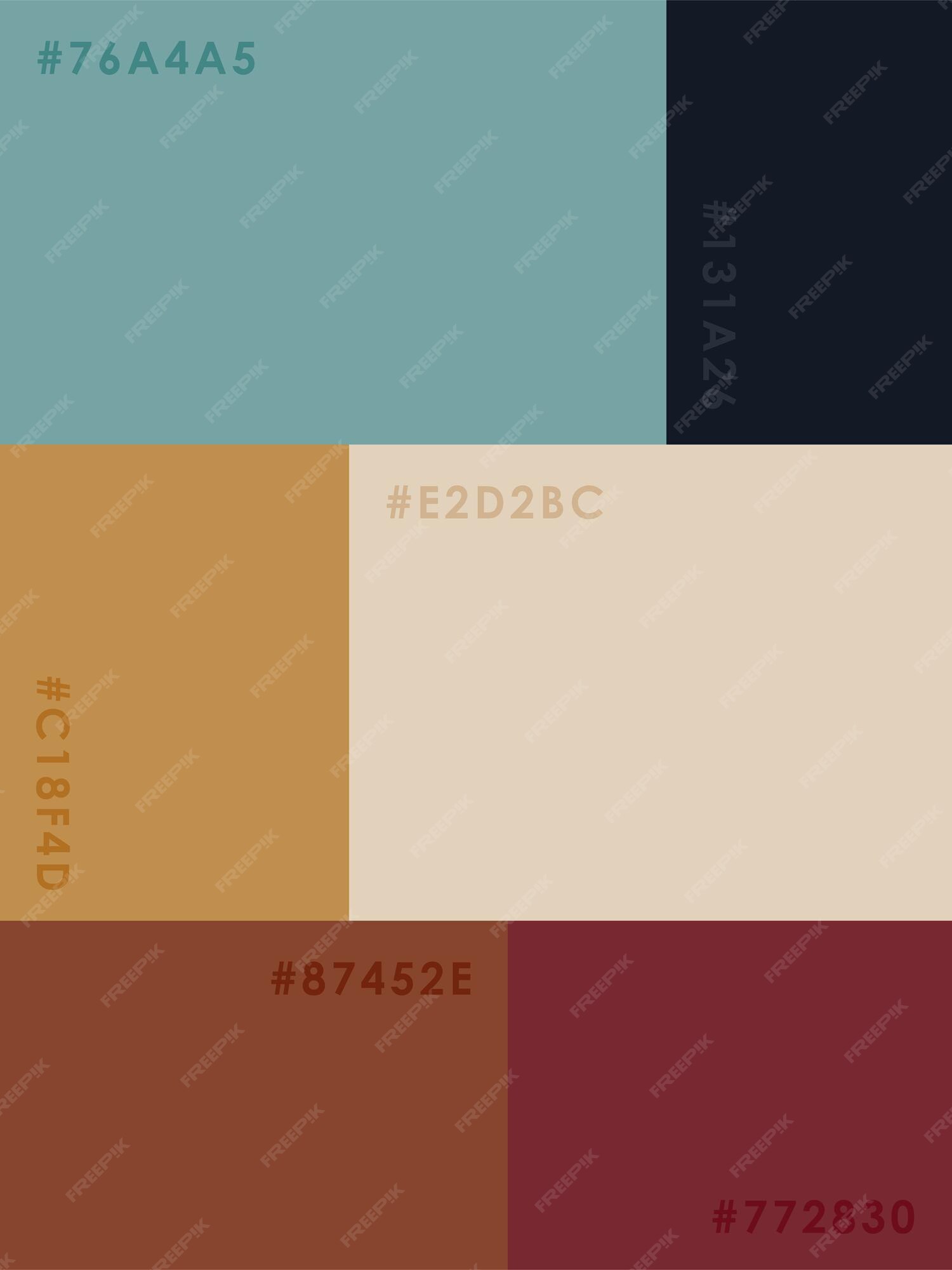 Premium Vector | Color palette Premium Vector | Color palette