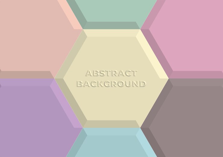 Premium Vector | Colorful 3d hexagon background design Premium Vector | Colorful 3d hexagon background design