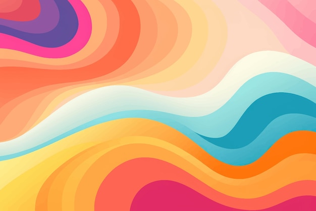 Premium Vector | Colorful abstract wavy background Premium Vector | Colorful abstract wavy background