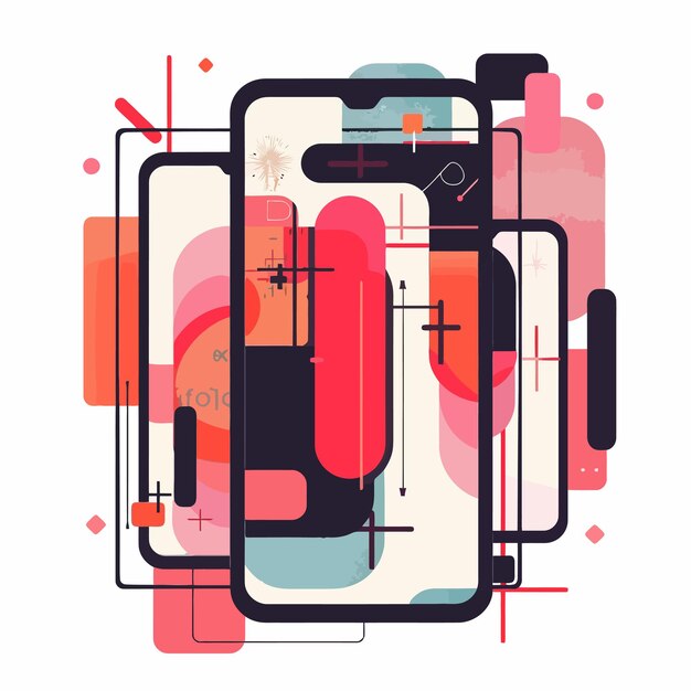 A colorful and colorful series of circles and shapes | Premium AI ... A colorful and colorful series of circles and shapes | Premium AI ...