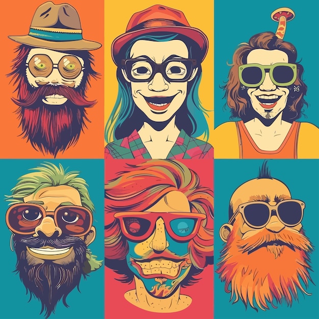 Premium Vector | Colorful hypnotic illustration Premium Vector | Colorful hypnotic illustration