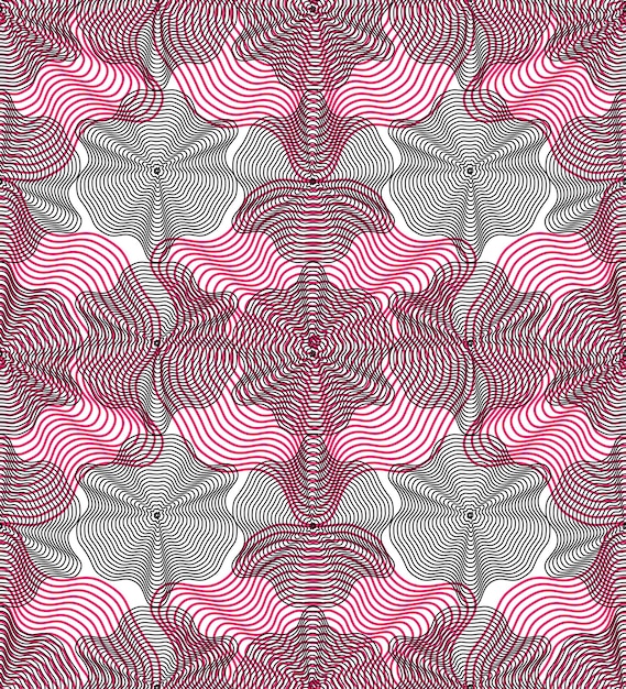 Premium Vector Colorful Illusive Abstract Seamless Pattern With