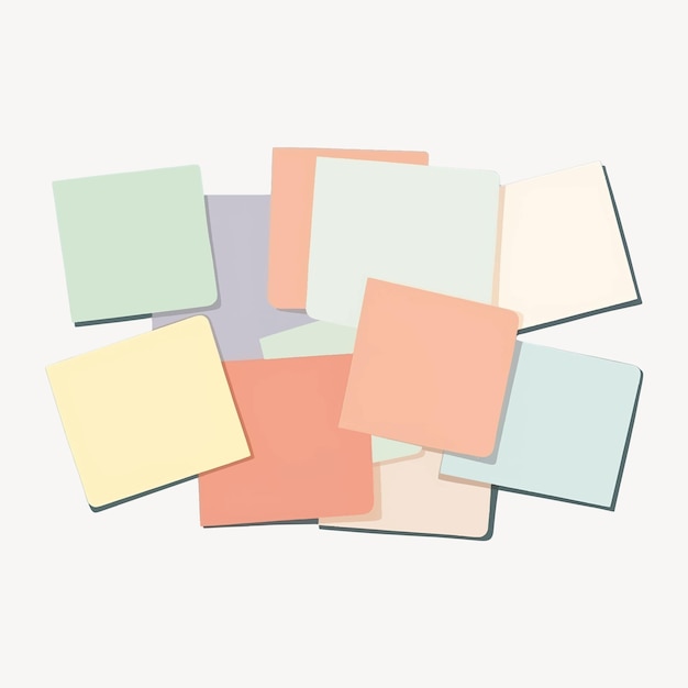 Premium Vector | Colorful sticky notes arrangement Premium Vector | Colorful sticky notes arrangement