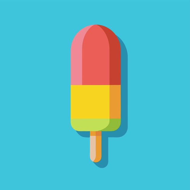 Premium Vector Colorful Summer Popsicles Minimalistic Ice Cream Popsicles