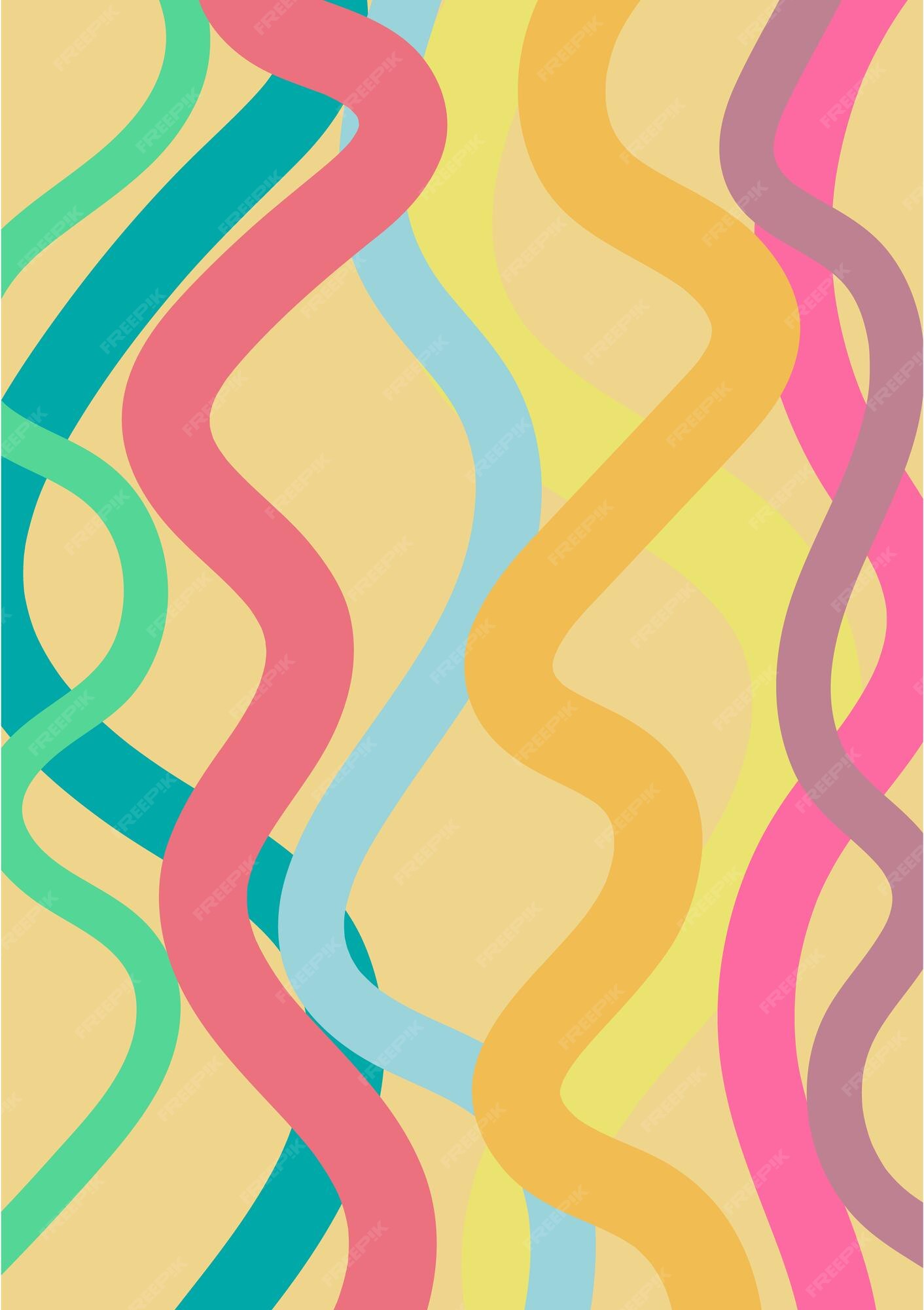 Premium Vector | A colorful wallpaper Premium Vector | A colorful wallpaper