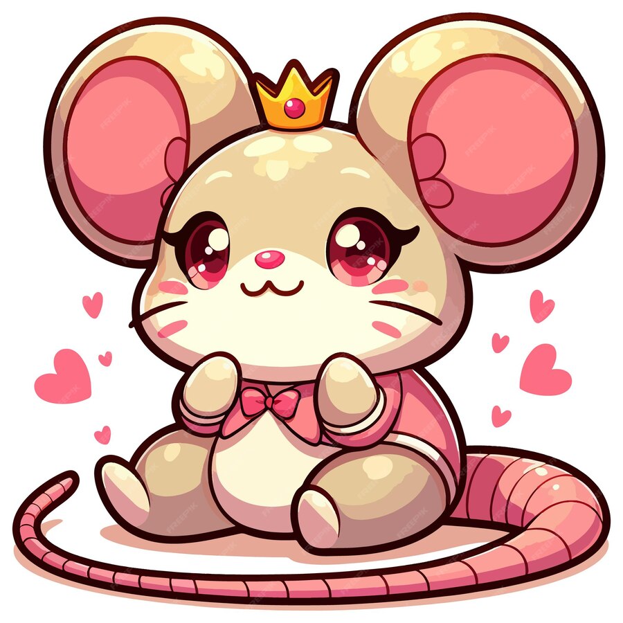 A coloring book of Kids watercolors Cute Rat cartoon mouse Vector ... A coloring book of Kids watercolors Cute Rat cartoon mouse Vector ...