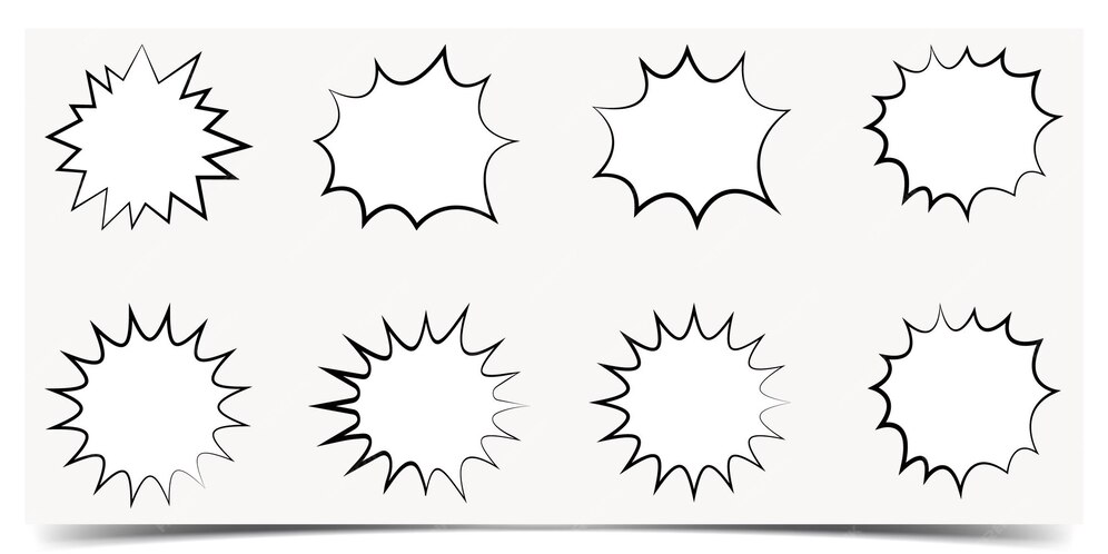 Premium Vector Comic Speech Bubble Collection