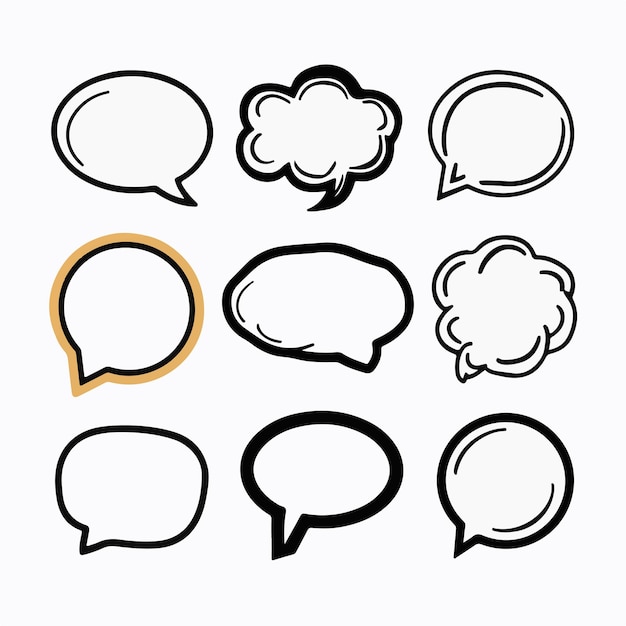 Comic Style Speech Bubbles Collection | Premium AI-generated vector Comic Style Speech Bubbles Collection | Premium AI-generated vector