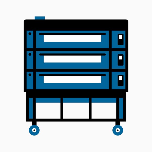 Premium Vector | Commercial multi layer bakery stove Premium Vector | Commercial multi layer bakery stove