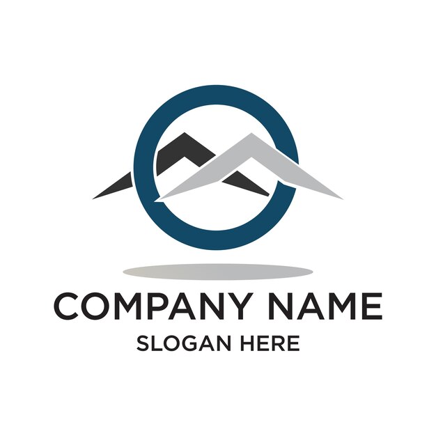 Premium Vector | Company name logo design simple concept Premium Vector Premium Vector | Company name logo design simple concept Premium Vector