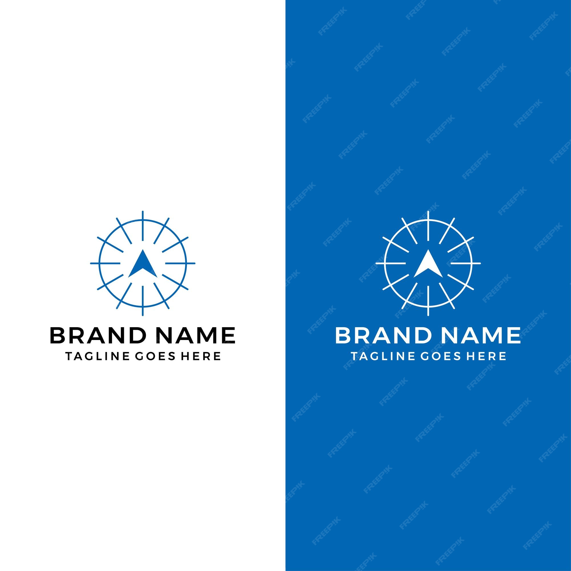 Premium Vector Compass Logo Simple Compass Vector Icon Template