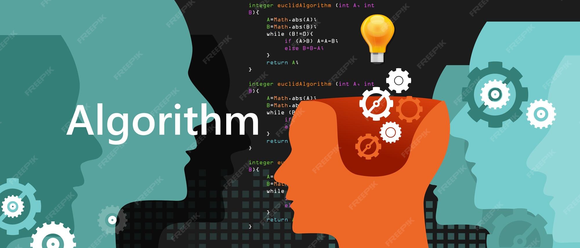 Premium Vector | Computer algorithm science problem solving process ...