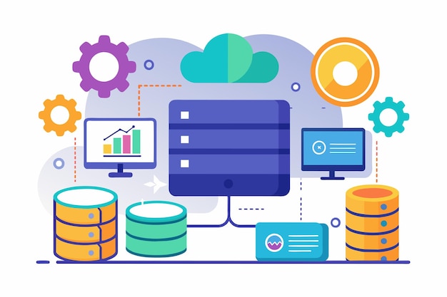 Data integration Vectors & Illustrations for Free Download | Freepik