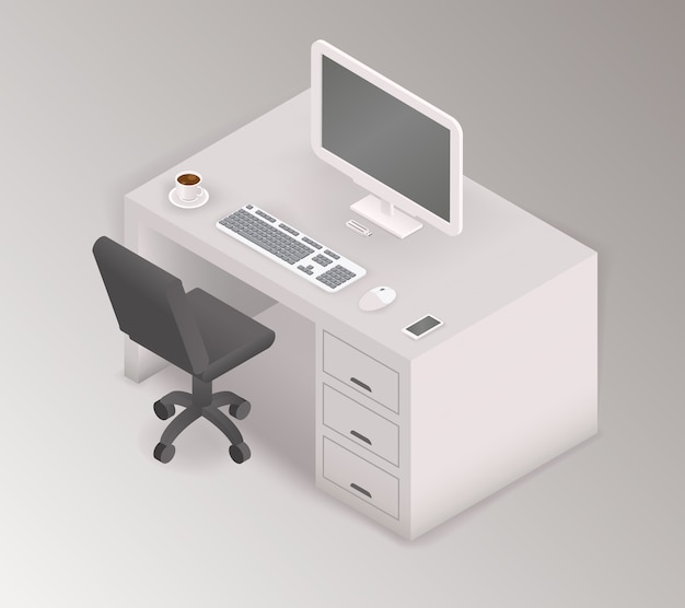 Premium Vector | Display. keyboard. mouse. 3d isometric computer ... Premium Vector | Display. keyboard. mouse. 3d isometric computer ...