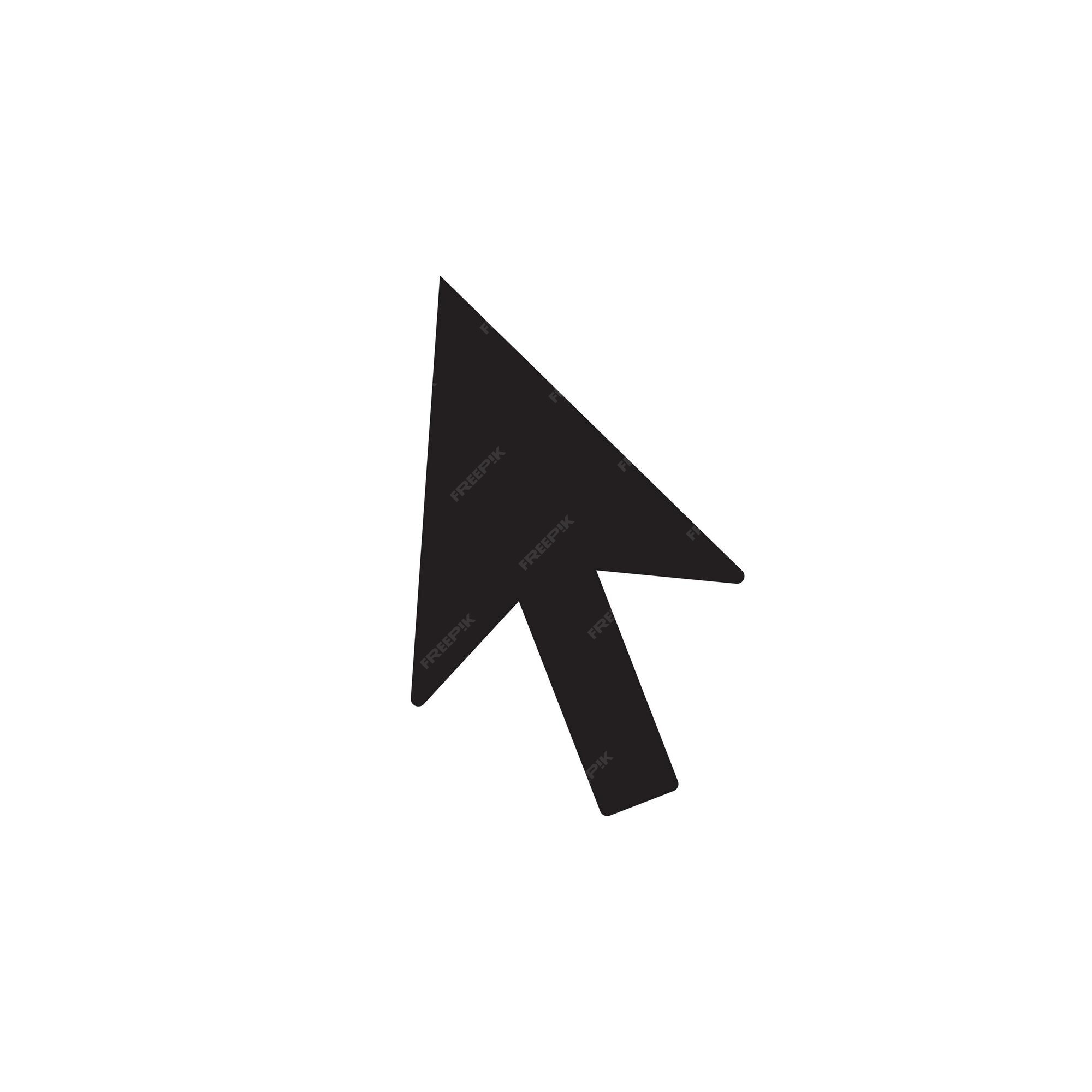 Premium Vector | Computer mouse icon click pointer cursor arrow flat vector icon for apps and ...