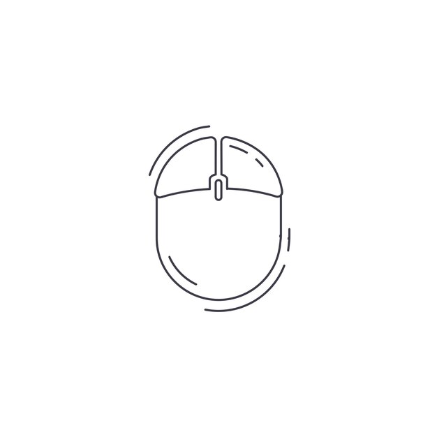 Premium Vector | Computer mouse line icon computer mouse thin line icon Premium Vector | Computer mouse line icon computer mouse thin line icon