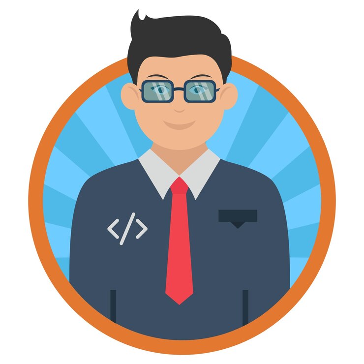 Premium Vector | Computer programmer or coder concept software engineer ...