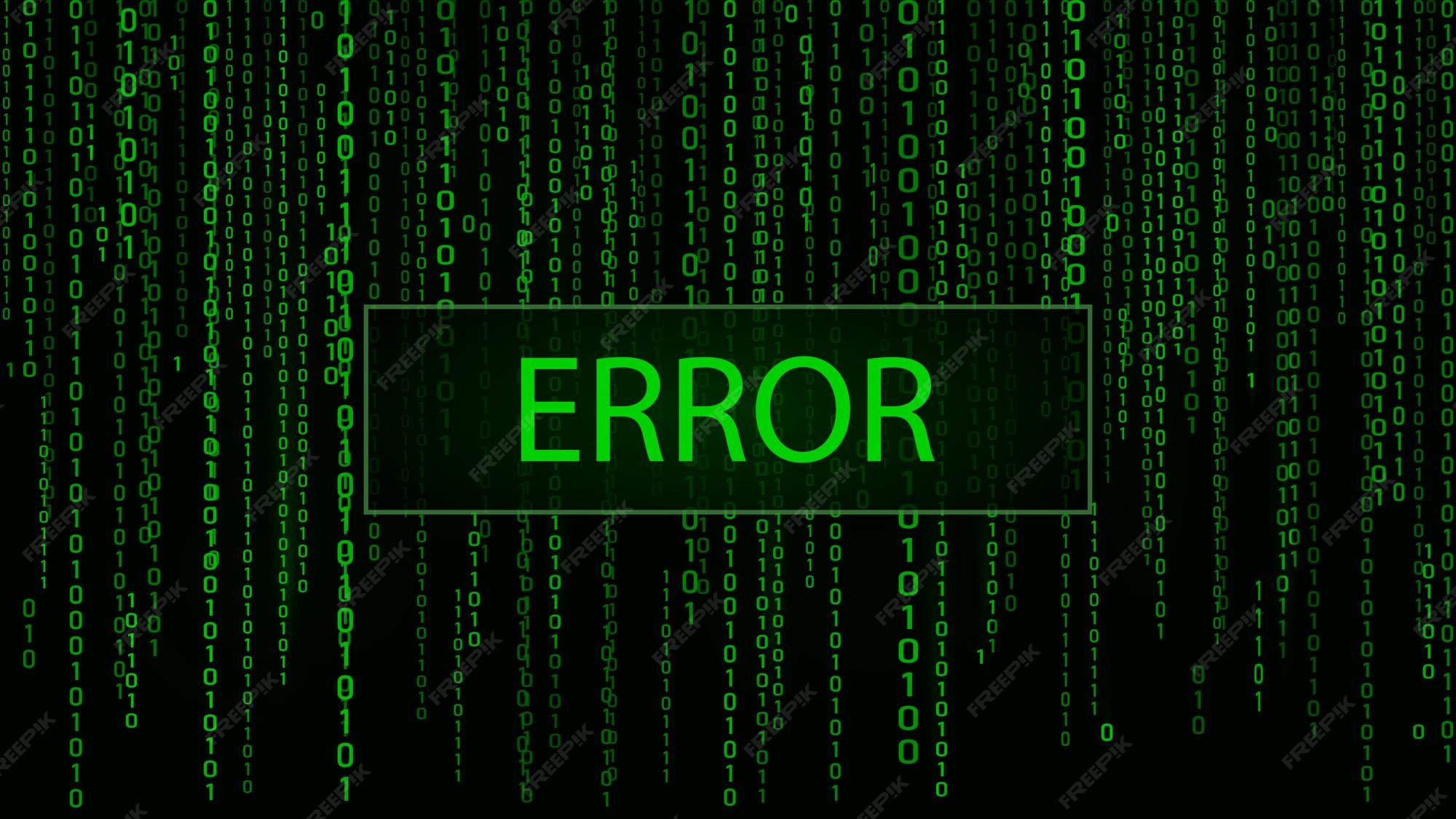 Premium Vector | Computer screen error templates Hacked Cyber attack ...