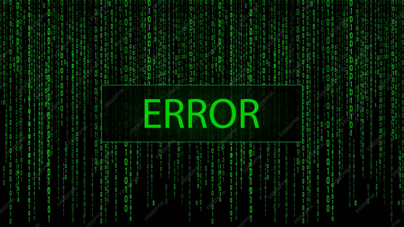 Premium Vector | Computer screen error templates hacked cyber attack ...