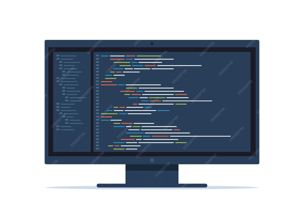 Premium Vector | Computer software coding vector concept programming coding script java digital ...
