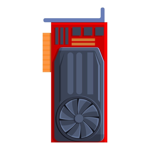 Premium Vector | Computer video card icon cartoon of computer video ... Premium Vector | Computer video card icon cartoon of computer video ...