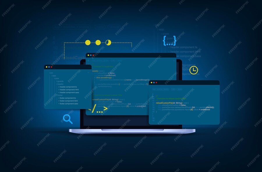 Premium Vector Concept Of Computer Programming Or Software Or Game Development 3d Vector