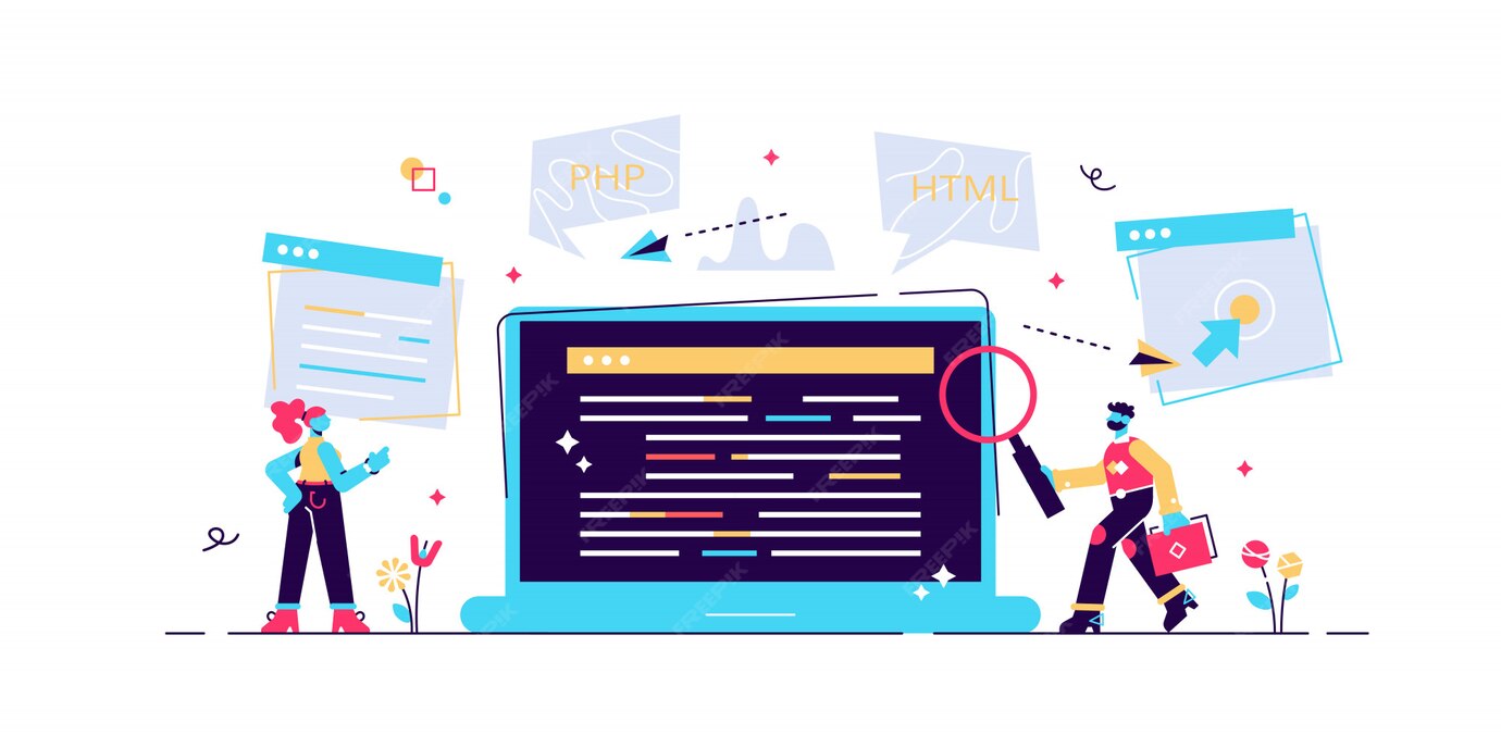 Premium Vector | Concept programmer, coding, programming, website and ...