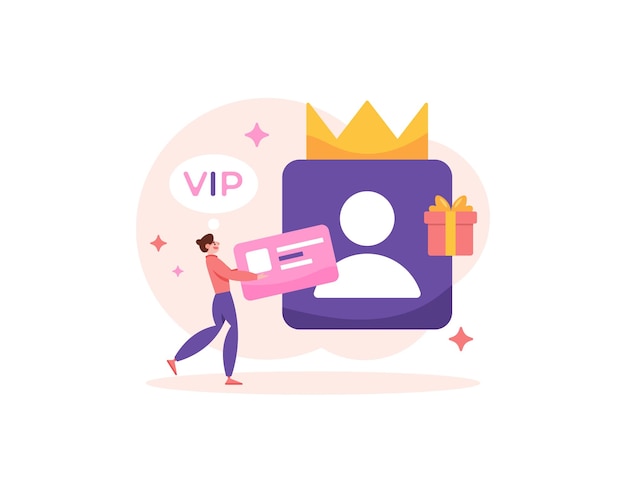 Premium Vector | Concept of registering a premium account or ... Premium Vector | Concept of registering a premium account or ...